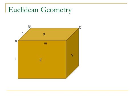 Ppt Coordinate Geometry And Euclidean Non Coordinate Geometry