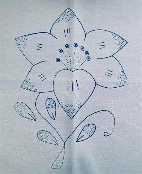 C Mo Dibujar En La Tela Para Bordar Paso A Paso Muy F Cil