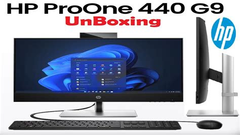 HP ProOne 440 G9 All In One Desktop PC Unboxing First Look HP All In