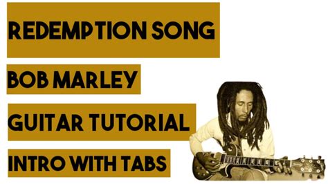 REDEMPTION SONG Bob Marley Guitar Tutorial Introduction YouTube