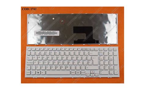 TECLADO SONY VAIO VPC EH SERIES WIN8 MARCO BLANCO SP