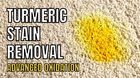 How To Remove Turmeric Stains From Carpet Youtube