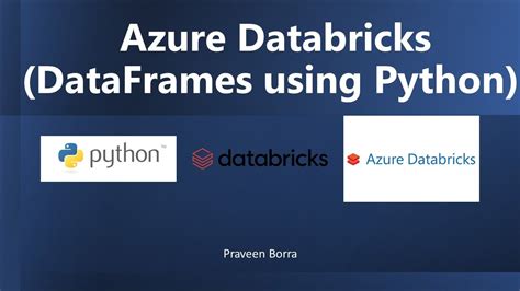 azure databricks introduction to dataframes azure data bricks tutorial azure databricks