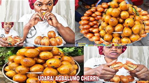 Asmr Eating Africa Best Rich Fruit Cherry Udara Agbalumo Otien Eat
