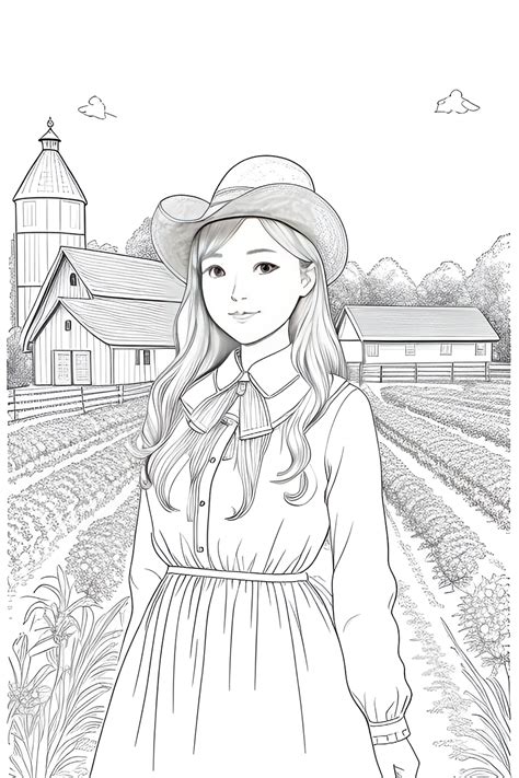 Download Ai Generated Girl Farm Royalty Free Stock Illustration Image Pixabay