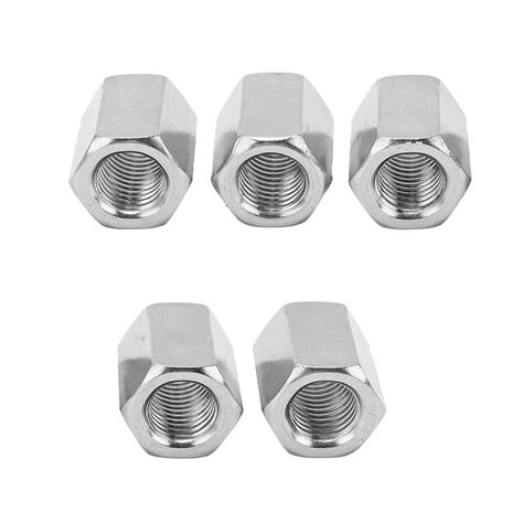 YUI ZJCHAO Écrou d accouplement hexagonal argenté M16 Lot de 5 écrous d