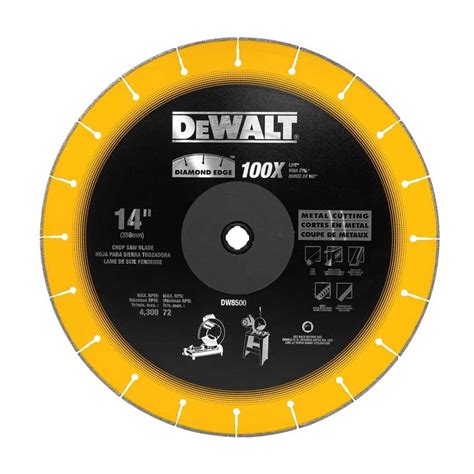 Disco Diamantado De 14 Dewalt Dw8500 Ferreterias Calzada