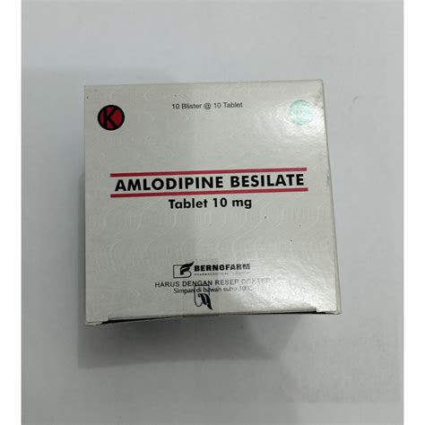 Jual Amlodipine Mg Box Strip Tablet Berno Shopee Indonesia