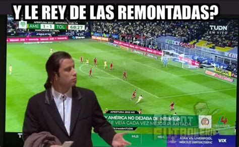 Con memes se burlan de la eliminación del América ante Toluca El
