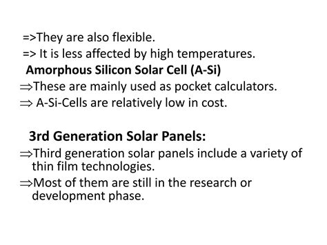 Types Of Solar Panel PPT