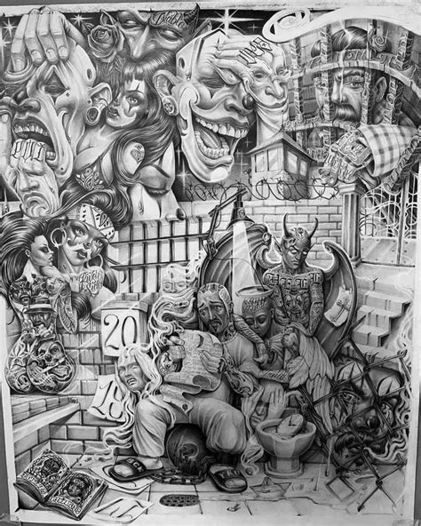 Pin By Rene Mirnegg On Art Poster Drawings Airbrush Prison Drawings