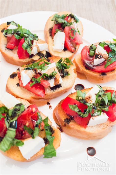Homemade Caprese Bruschetta Recipe