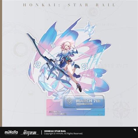 Honkai Star Rail Acryl Figure March 7th 17 Cm MiHoYo
