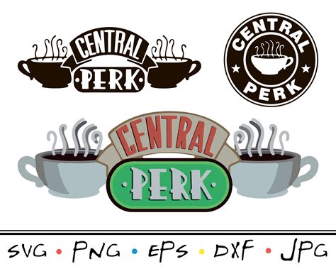 Central Perk Svg File Friends Svg Cut File Tv Show Clipart Etsy France