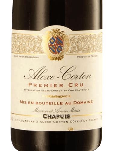 Domaine Chapuis Aloxe Corton Premier Cru Vivino Brasil
