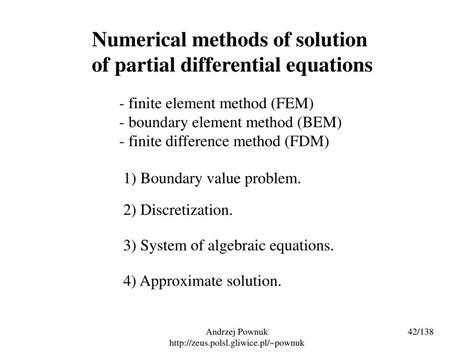 ppt numerical solutions of fuzzy partial differential equation and its application in