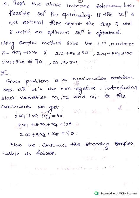 Simplex Method Questions And Answers Pdf