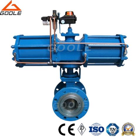 Pneumatic Actuated Stainless Steel Carbon Steel Flanged Forged Trunnion