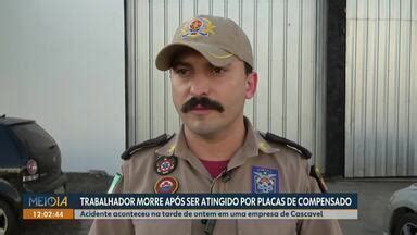 Meio Dia Paraná Cascavel Trabalhador morre após ser atingido por