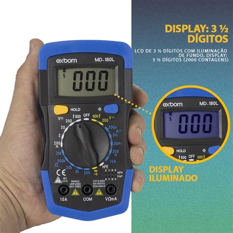 Esta procurando Kit Multímetro Digital Portátil Beep MD 180L E Alicate