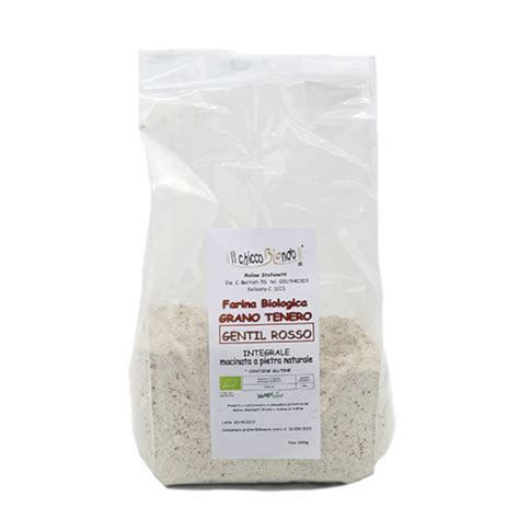 Farina Di Grano Tenero Gentil Rosso Integrale 1kg La Gerla Shop