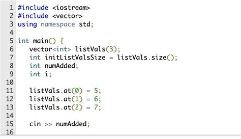 solved given an integer vector listvals with three elements