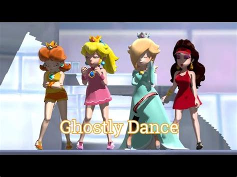 MMD X Mario Ghostly Dance Peach Daisy Rosalina Pauline YouTube