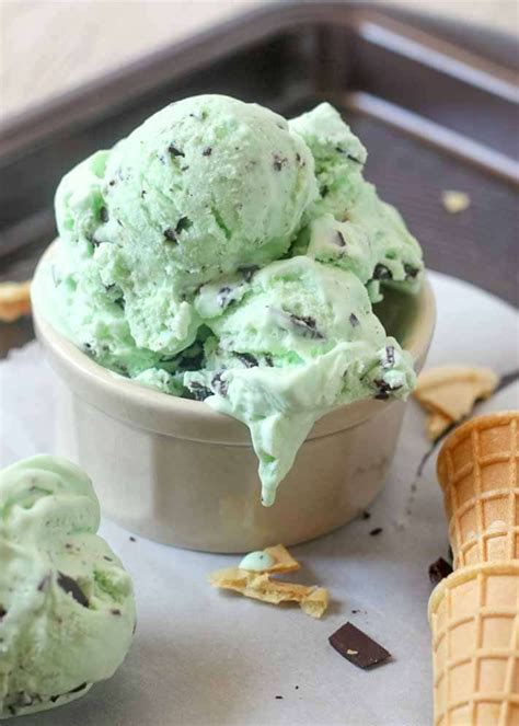 No Churn Mint Chocolate Chip Ice Cream Chocolate With Grace