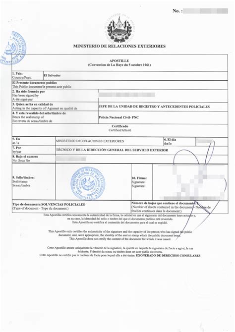 Beglaubigte Übersetzung El Salvador Apostille uebersetzungen kaufen