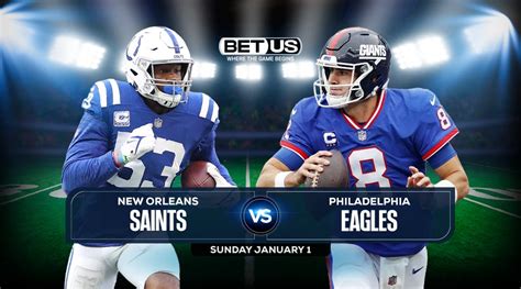 Saints Vs Eagles Prediction Stream Odds And Picks Jan