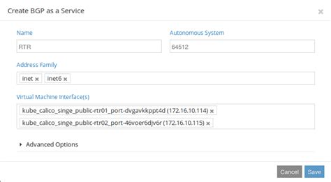 bgpaas in openstack kubernetes with calico in openstack with opencontrail mirantis
