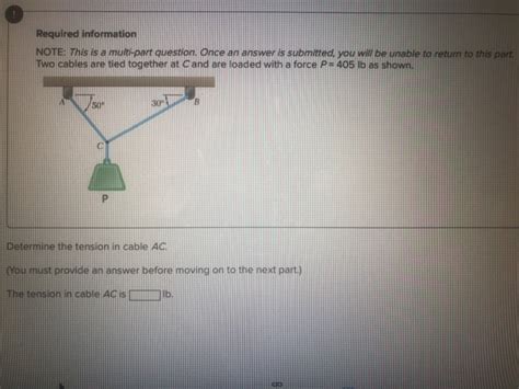 Solved Required Information Note This Is A Multi Part Chegg