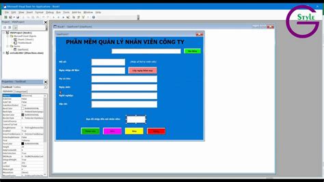 Vba Excel B I T O Form Nh P Li U Tr N Vba Youtube