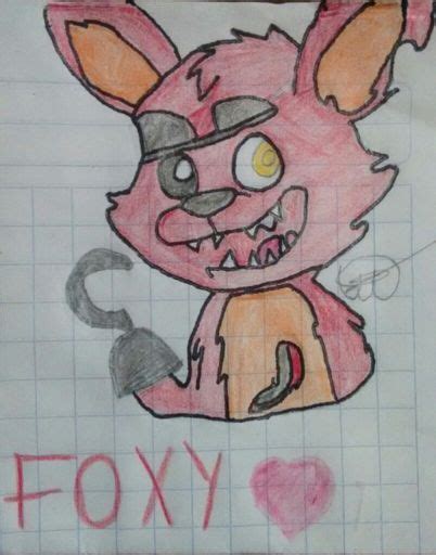 Dibujo de foxy FNaF Amino Español Amino
