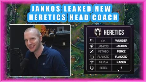 Jankos LEAKED NEW HERETICS COACH CLASSIC YouTube