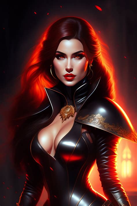 Lexica A Female Vampire In A Dark Castle Artgerm