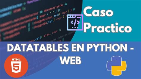 DataTables En Python Web YouTube