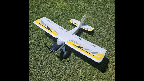 E Flite UMX TimberX Maiden Flight YouTube