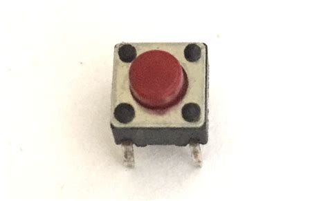 Push Button Tactile Switch Pinout Connections Uses Dimensions Datasheet