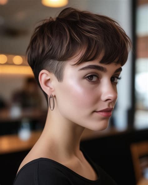35 Youthful Short Haircuts Edgy Undercut Pixie