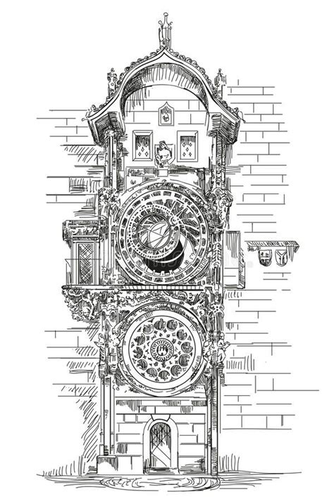 Prague Clock Prague Astronomical Clock Prague City Tattoo Prague