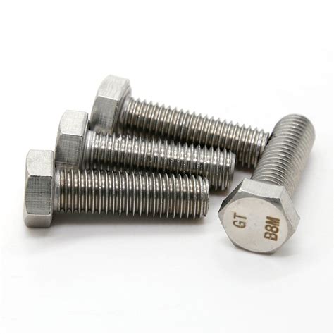 Fasteners 904L 2205 2507 Ultra Super Duplex Stainless Steel Ss Hexagon