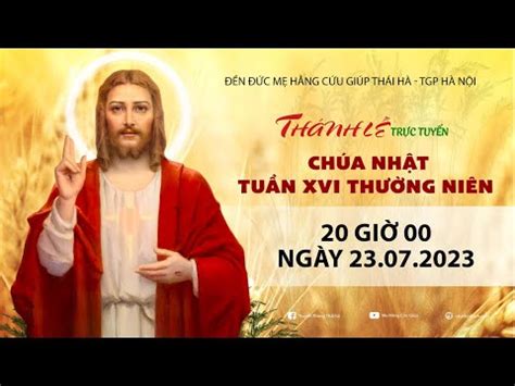 TRỰC TIẾP THÁNH LỄ CHÚA NHẬT XVI THƯỜNG NIÊN A 20 GIỜ 00 NGÀY 23