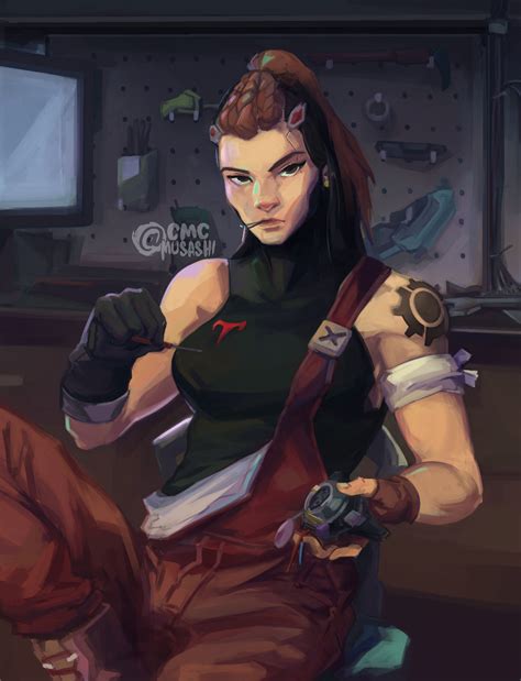 Cmc™️ Trending On Artstation On Twitter Brigitte Lindholm Overwatch Fan Art Overwatch