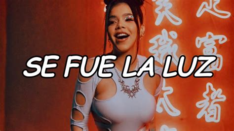 Kenia Os Se Fue La Luz Video Lyric Youtube