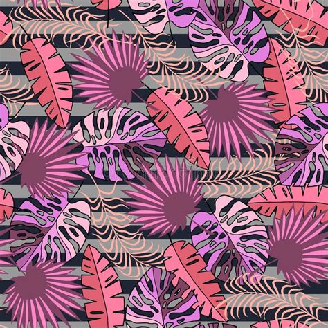 Modelo Incons Til De Hojas Tropicales Ilustraci N EPS10 Del Vector