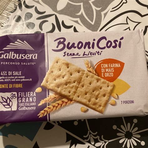 Galbusera Crackers buoni cosí con farina di mais e orzo Review abillion