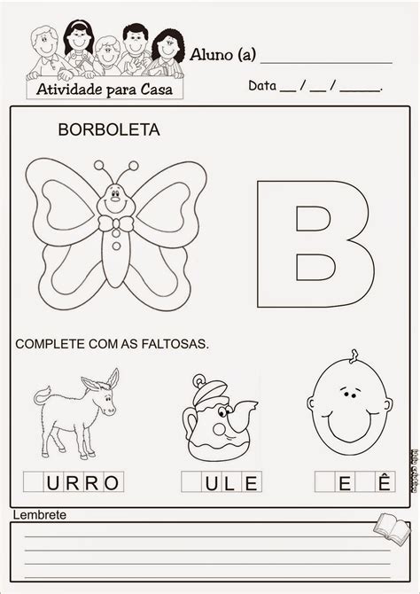 Atividade A Letra B Prontas Para Imprimir