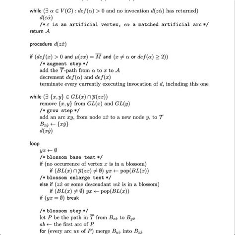 algorithm to make a skew blossom ordinary download scientific diagram