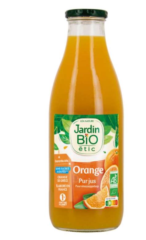 Pur Jus D Orange 100 BIO Jardin Bio 1 L La Belle Vie Courses En